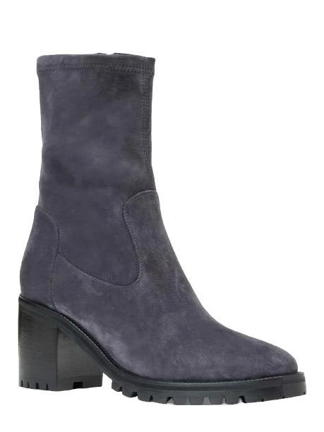 Aquatalia Joplin Leather Bootie - Navy Suede