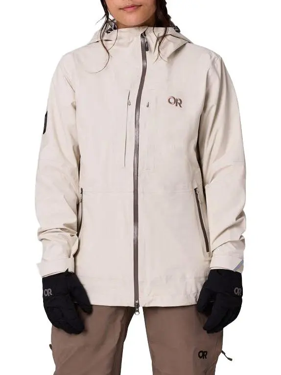 OUTDOOR RESEARCH Carbide Waterproof Jacket - Oyster