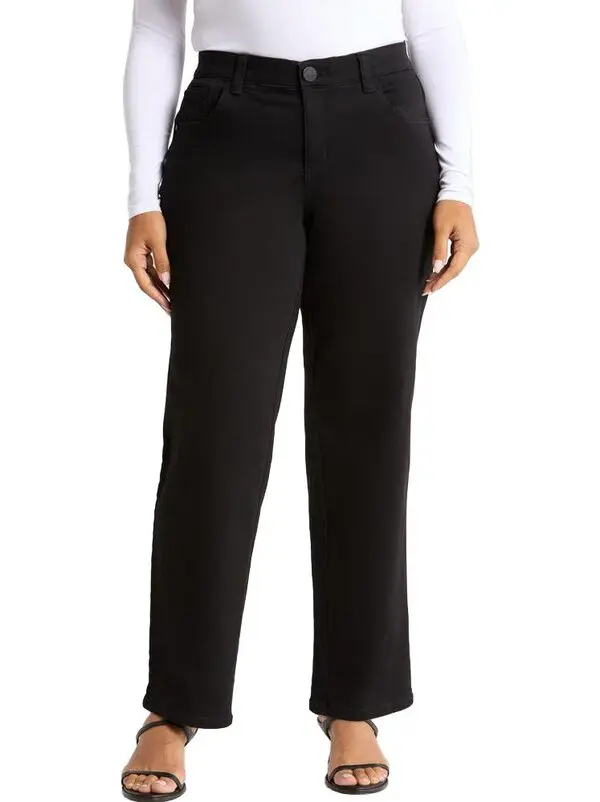 Wit & Wisdom Sawyer Straight Leg Jeans - Black
