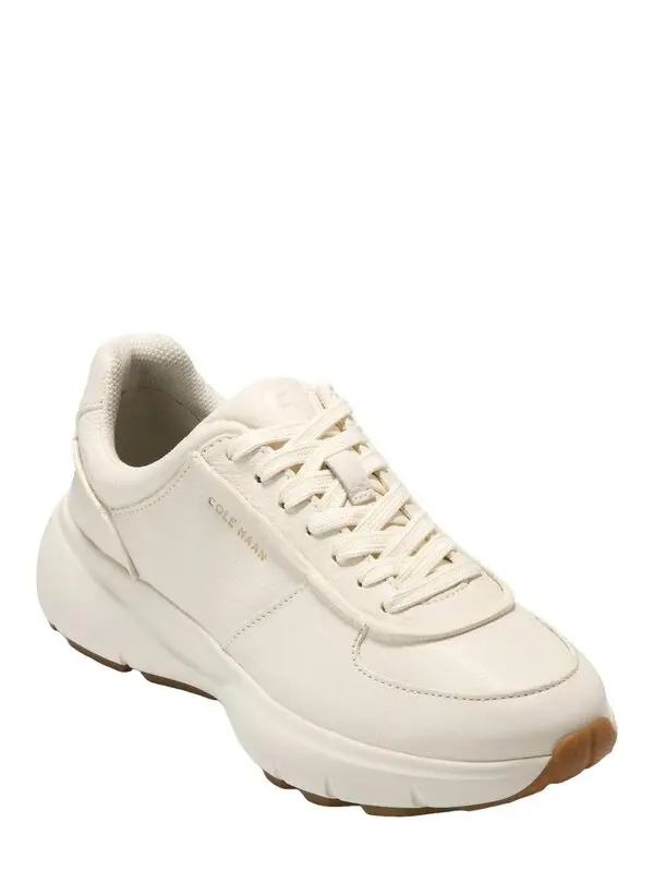 Cole Haan Grandprø Runner 2.0 Leather Sneaker - Ivory Leather