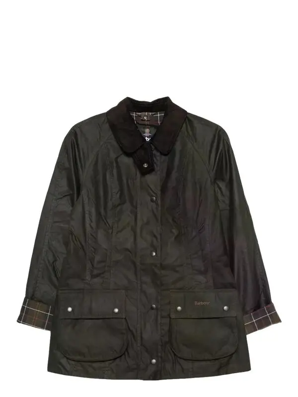 Barbour Waxed-cotton Coat - Green