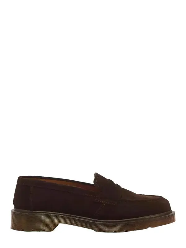 Dr. Martens Suede Penny Loafers - Brown