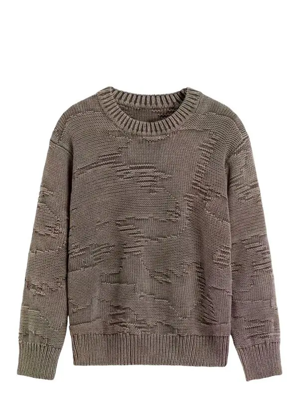 OAS Company Pino Crew-neck Sweater - Brown