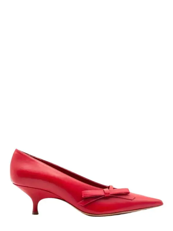 GIABORGHINI Oli Bow-detail Pumps - Red