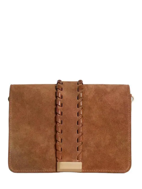 Roberto Festa Alma Whipstitch-trim Shoulder Bag - Brown