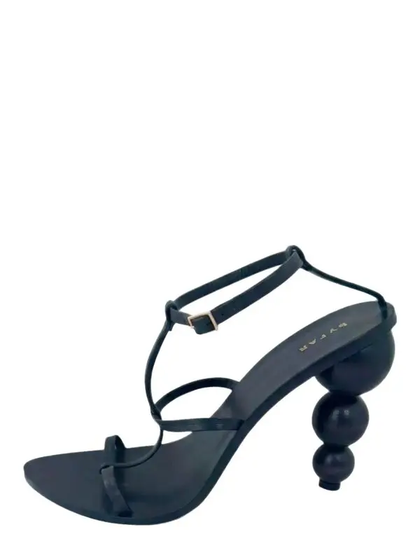 Cult Gaia Sphere Heel Sandals - Black