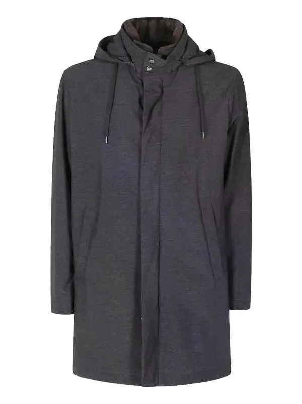 Herno Hooded Parka - Grey