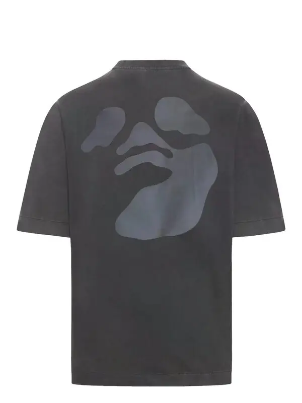Off-White Logo-print Cotton T-shirt - Grey