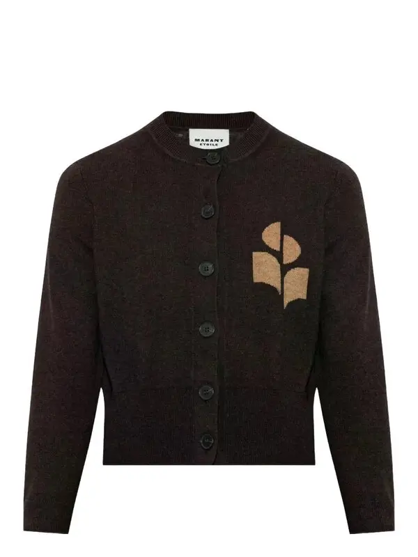 MARANT ETOILE Newton Cardigan - Brown