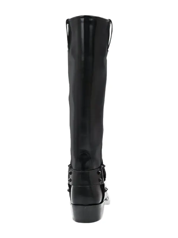 Valentino Garavani Rockstud Harness Boots - Black