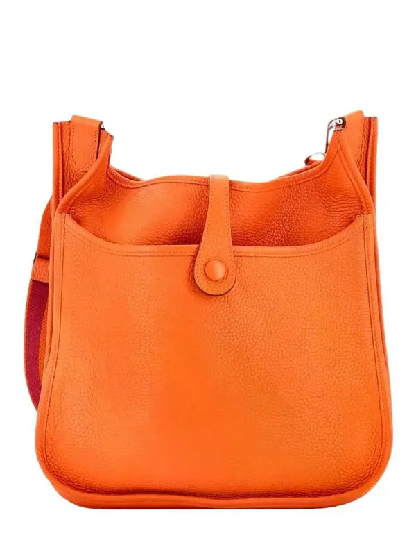 Hermès Evelyne Bag Gen Iii Clemence Pm Crossbody Bag - Orange