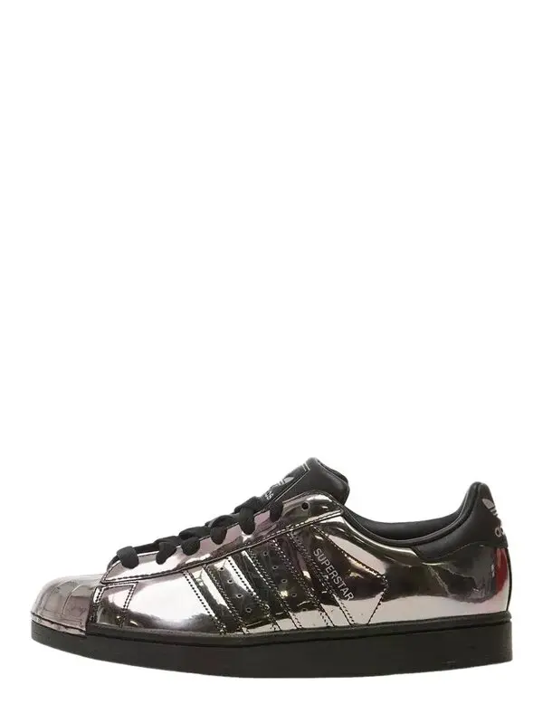 Adidas Superstar Ii Chrome Effect Sneakers - Silver