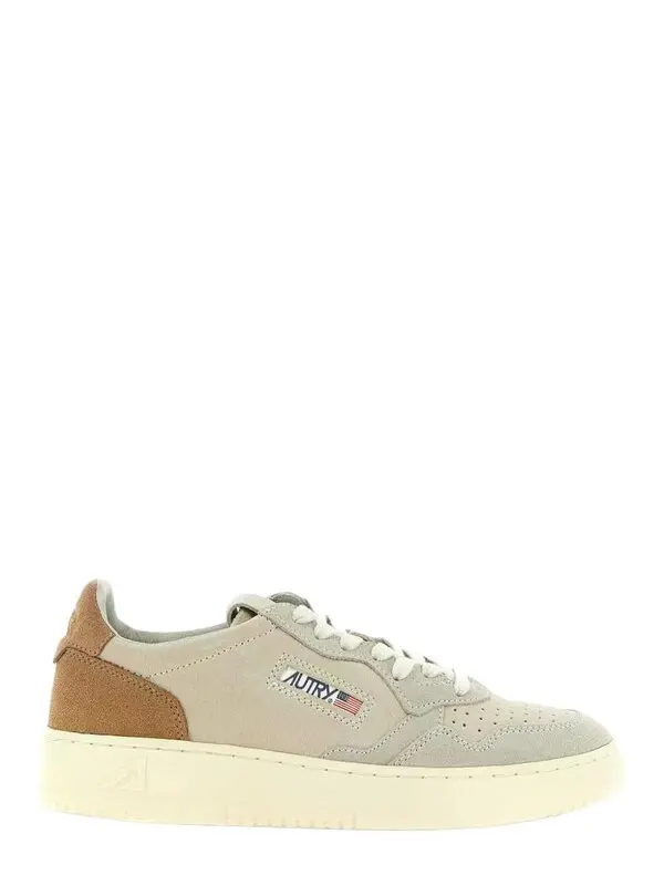 AUTRY Medalist Low Suede Sneakers - Neutrals