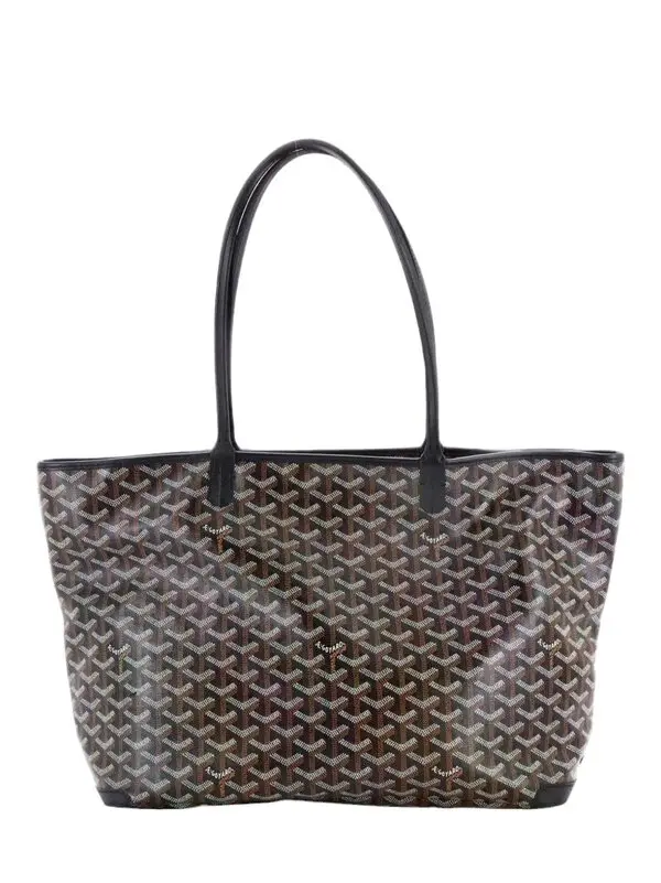 Goyard Artois Tote Coated Canvas Mm Shoulder Bag - Black