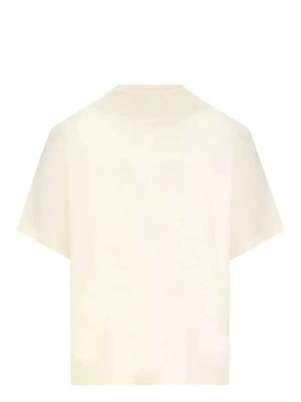 MASSIMO OSTI STUDIO Logo-print T-shirt - Neutrals