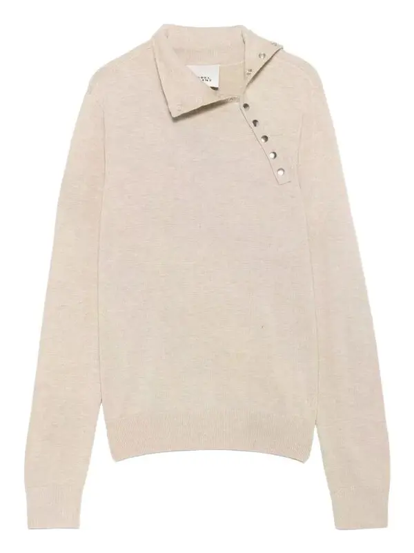 Isabel Marant Étoile Jovienne Press-stud Sweater - Neutrals