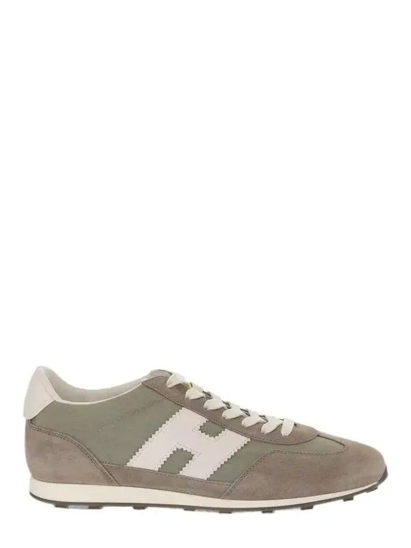 Hogan Athletic Sneakers With Vintage Sole - Green