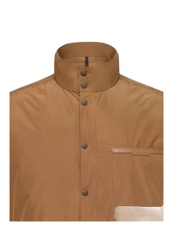 Moncler Yndale Short Down Jacket - Brown