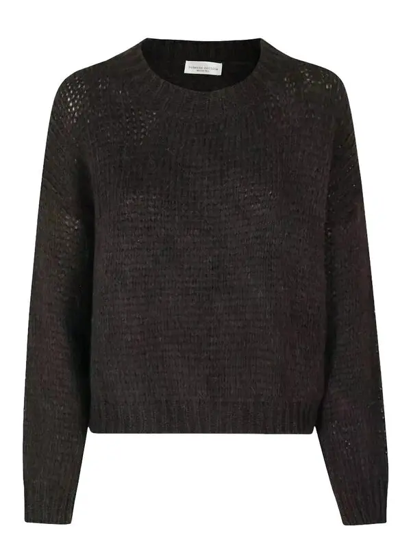 ROBERTO COLLINA Drop-shoulder Sweater - Brown