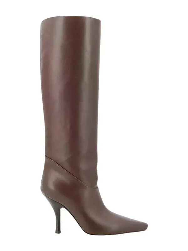 Paris Texas Pointed-toe Knee-high Boots - Brown