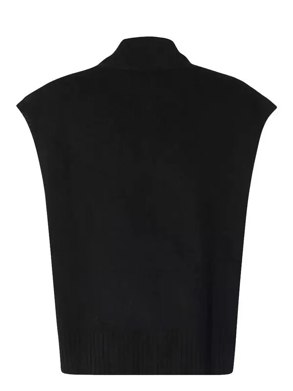 ROBERTO COLLINA Knitted Vest - Black