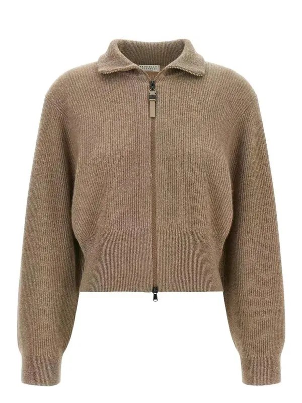 Brunello Cucinelli Sparkling Cardigan - Brown