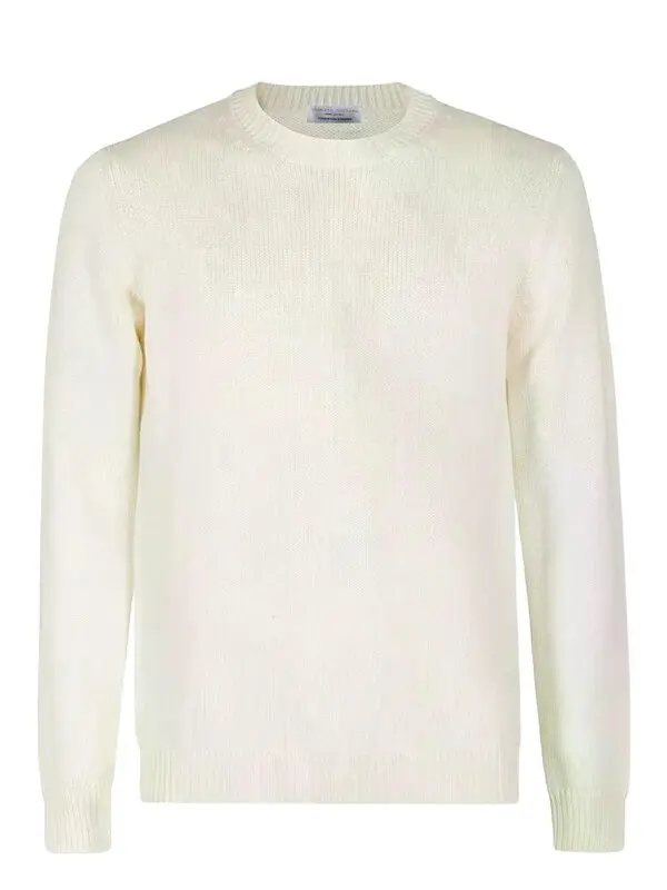 ROBERTO COLLINA Crew Neck Sweater - Neutrals