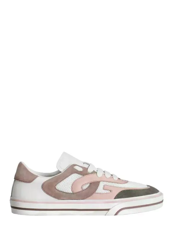 Dolce & Gabbana Dg Sailing Sneakers In Mesh And Leather - White