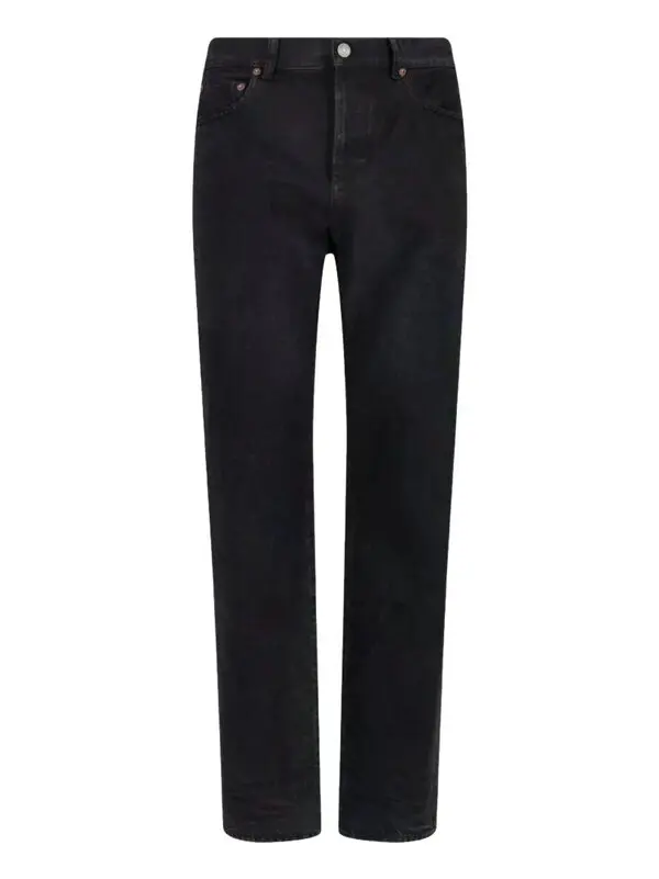 Saint Laurent Five-pocket Slim Fit Jeans - Black