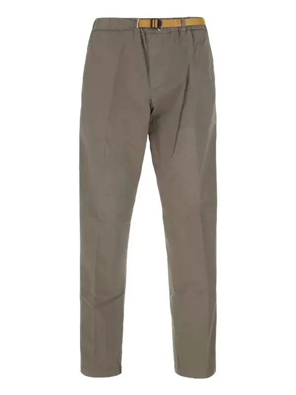 WHITE SAND Belted-waist Chinos - Brown