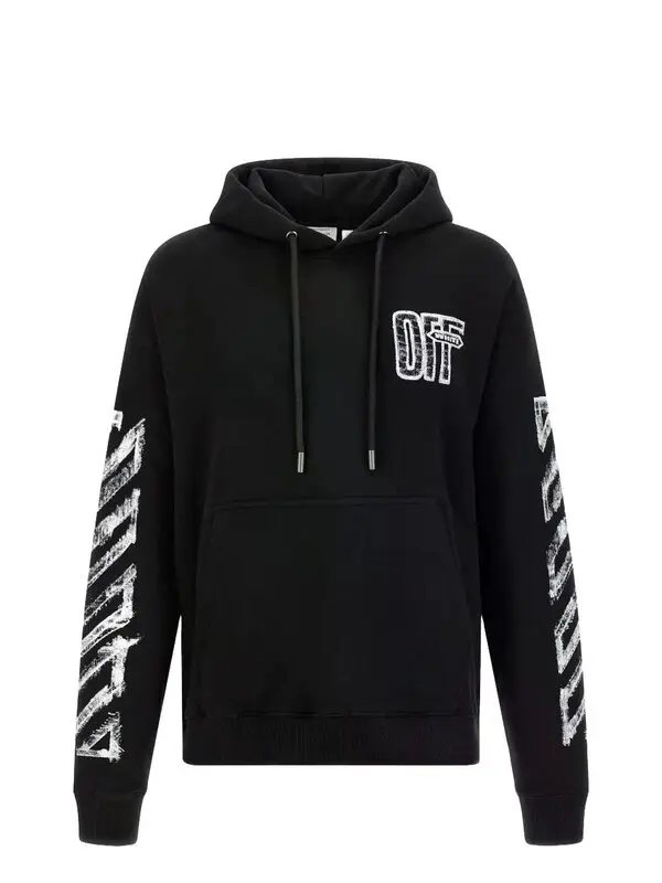 Off-White Motion Arrow Skate Hoodie - Black