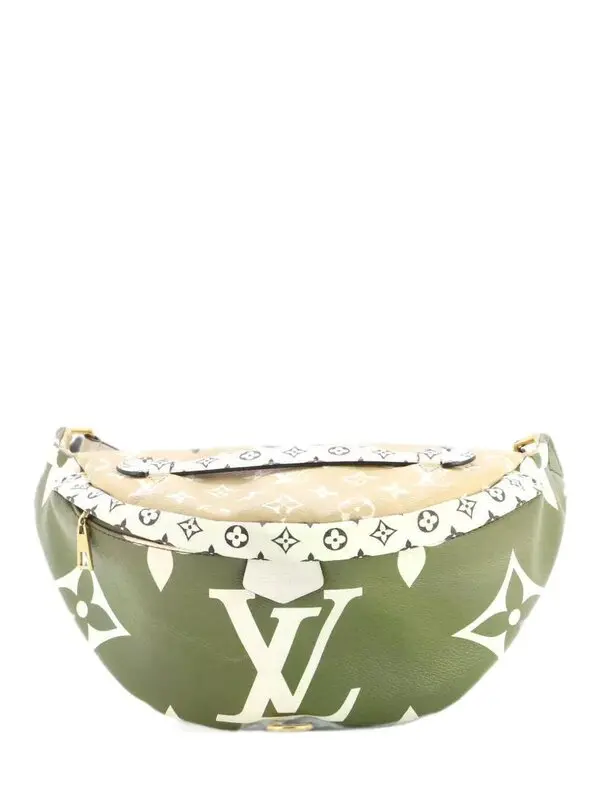 LOUIS VUITTON Bum Bag Limited Edition Colored Monogram Giant Belt Bag - Green