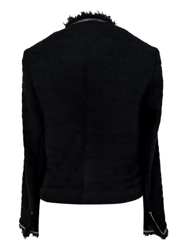 ISABEL MARANT VINTAGE Button-down Tweed Blazer - Black
