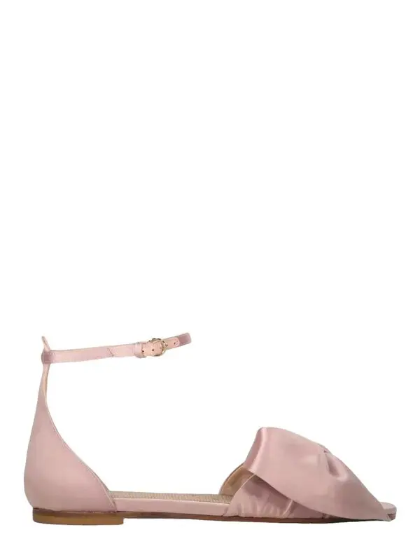 Red Valentino Bow Detail Ankle Strap Sandals - Pink