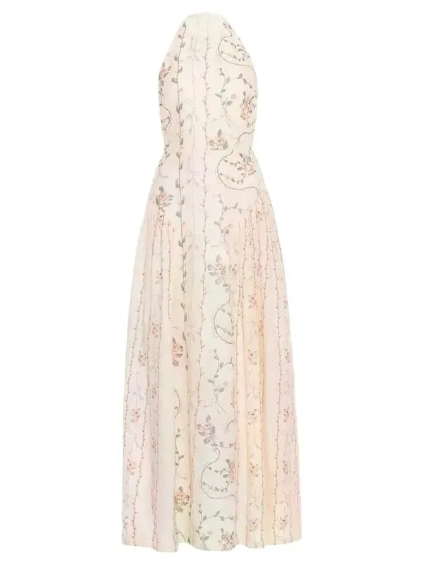 Agua Bendita Balsa Navegante Maxi Dress - Neutrals