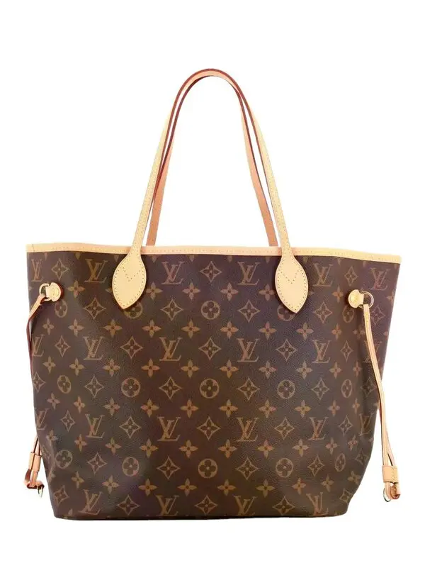 LOUIS VUITTON Neverfull Monogram Canvas Tote Bag - Brown