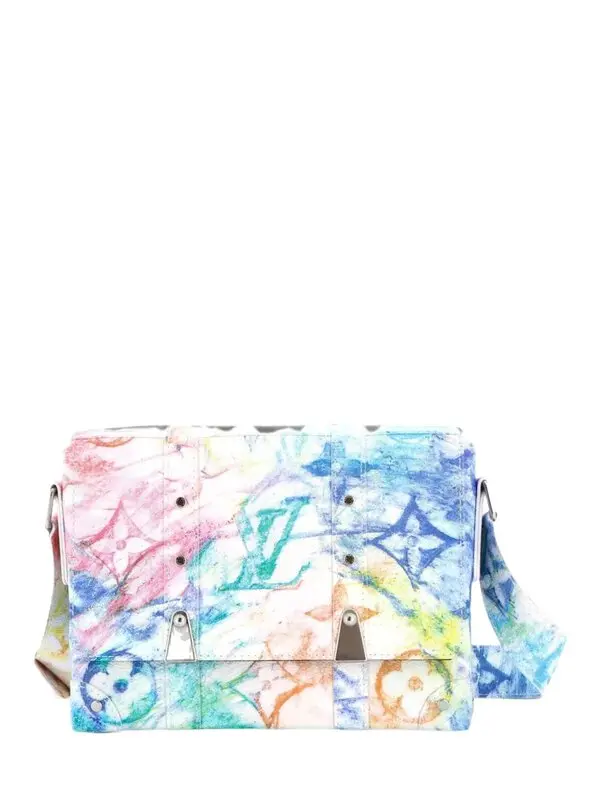LOUIS VUITTON Trunk Messenger Bag Limited Edition Monogram Pastel Multicolor Cross Body Bag - Multicolour