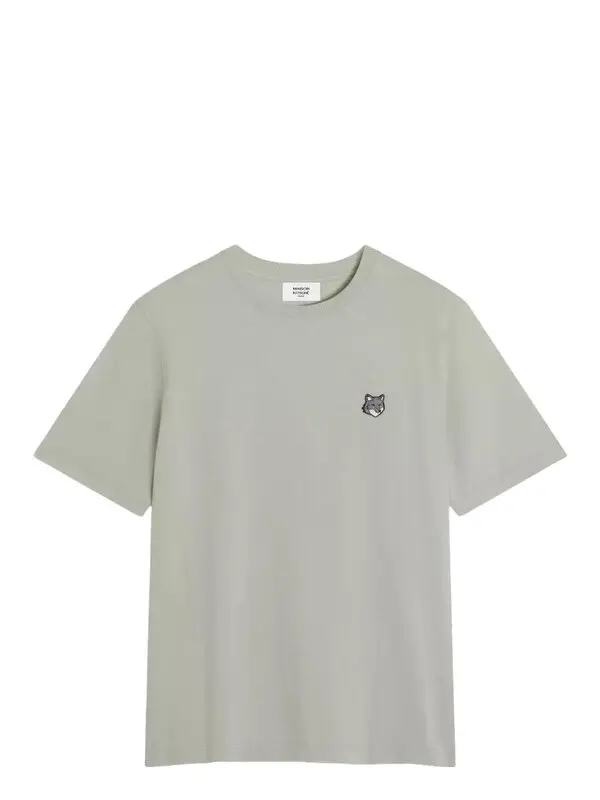 Maison Kitsuné Fox-patch T-shirt - Green
