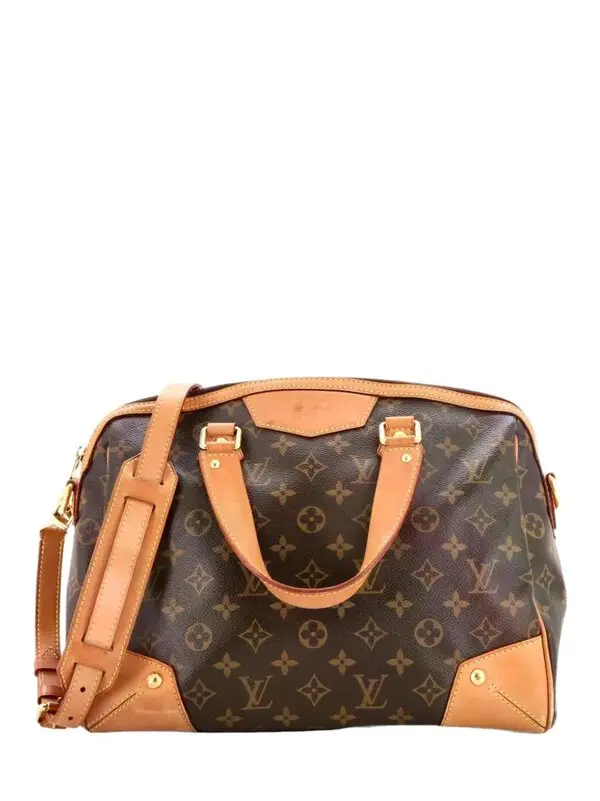 LOUIS VUITTON Retiro Handbag Monogram Canvas Pm Satchel - Brown