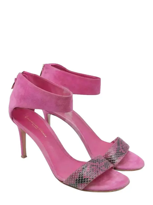 GIANVITO ROSSI Ankle-strap Open-toe Sandals - Pink