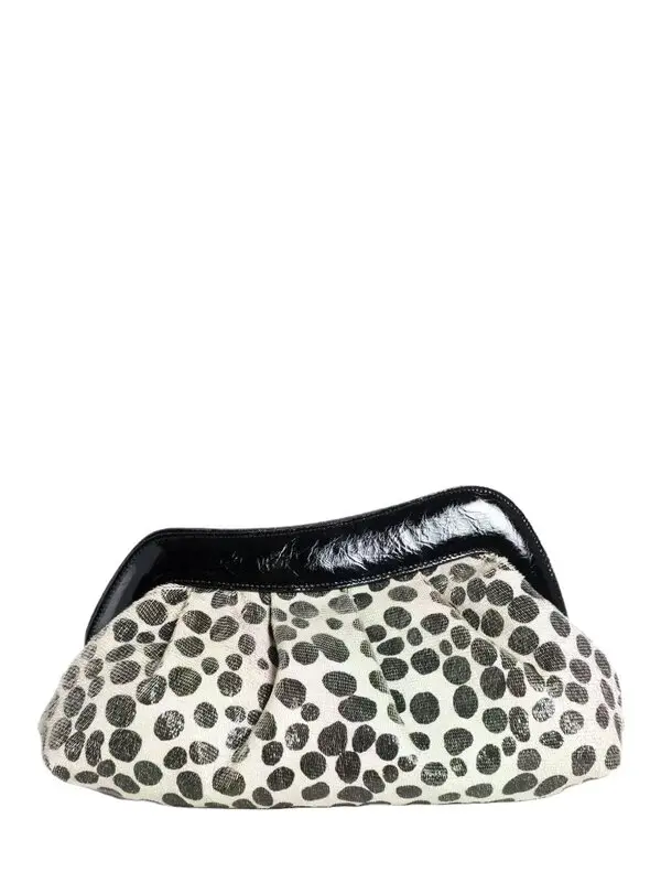 Roberto Festa Nayara Polka-dot Clutch Bag - Neutrals