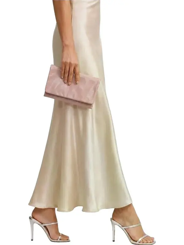 POCHE PARIS Chain-strap Clutch Bag - Pink