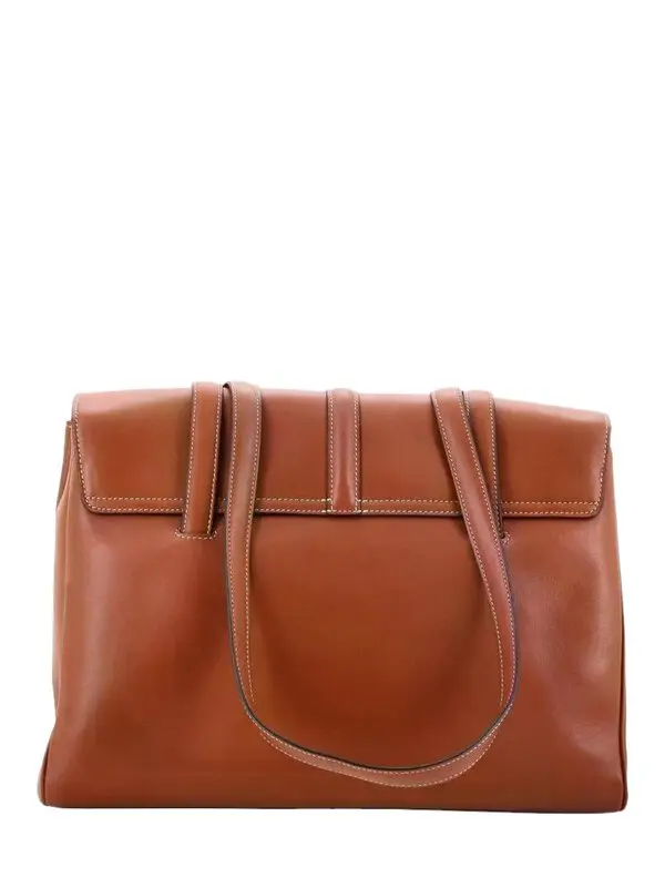 Celine Soft 16 Bag Smooth Calfskin Shoulder Bag - Brown
