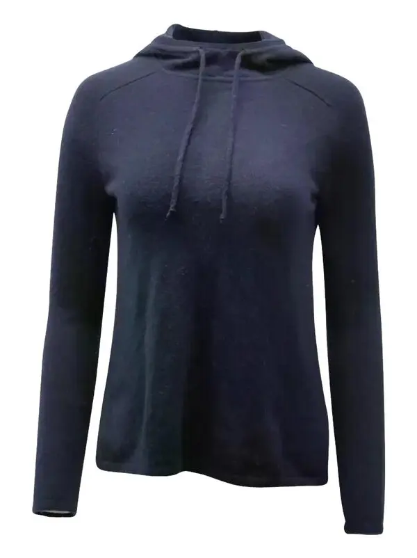 Theory Hooded Drawstring Sweater - Blue