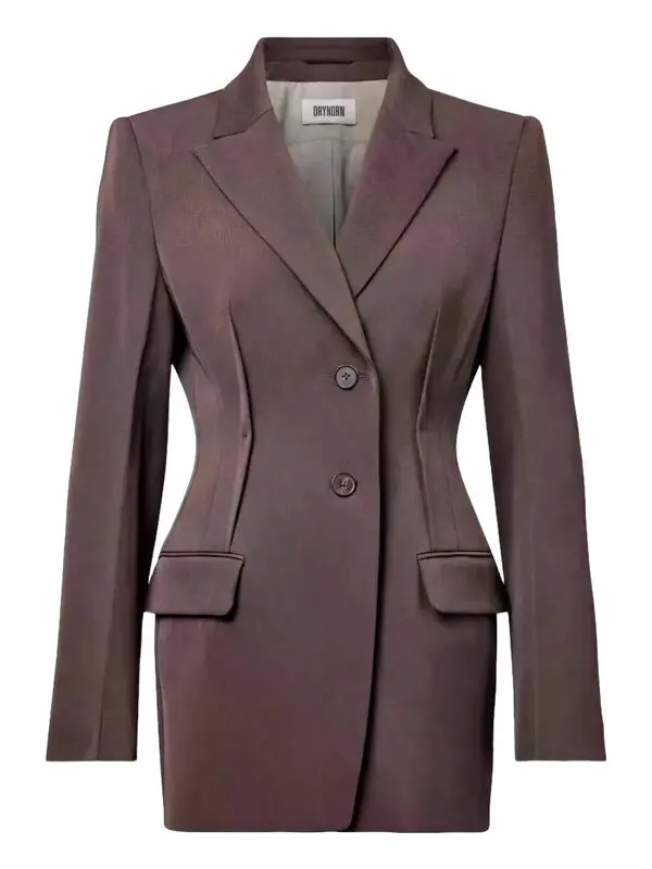 DRYKORN Brockley Single-breasted Blazer - Brown