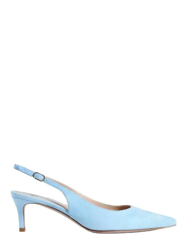 Roberto Festa Adisa Suede Slingback Heeled Pumps - Blue