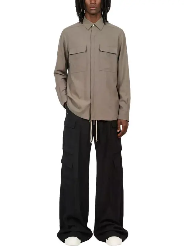 Rick Owens Flap-pocket Shirt - Neutrals