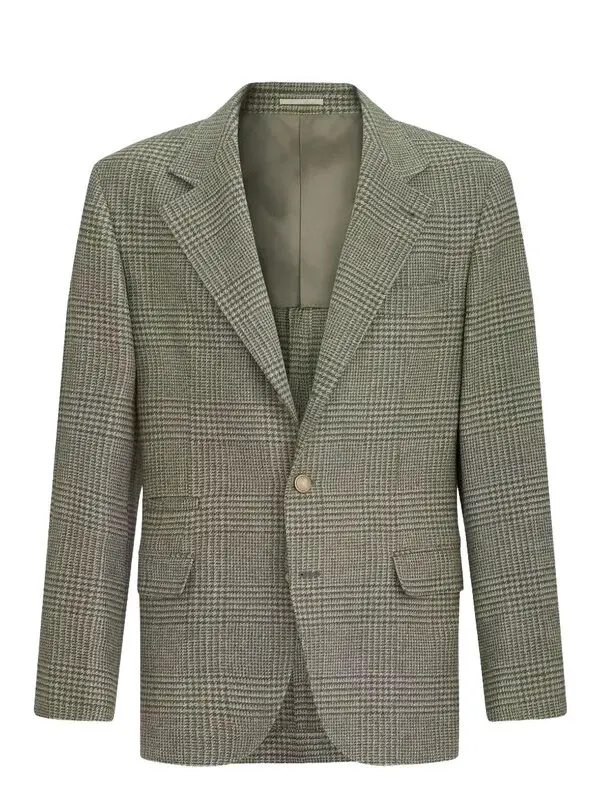 Brunello Cucinelli Single-breasted Blazer - Green