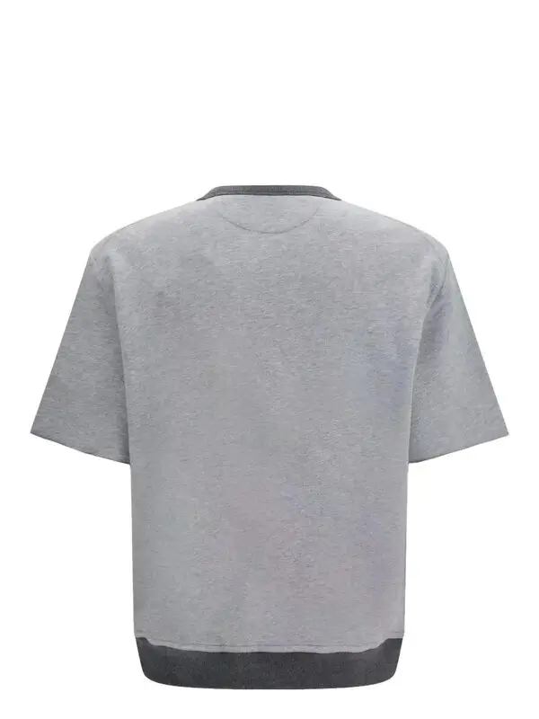 Brunello Cucinelli Logo-print Short-sleeve T-shirt - Grey