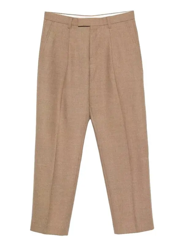 Sandro Pleated Detail Trousers - Neutrals